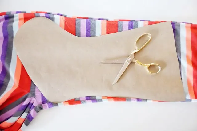 DIY Christmas Stocking from Pajamas Pants - DIY Candy
