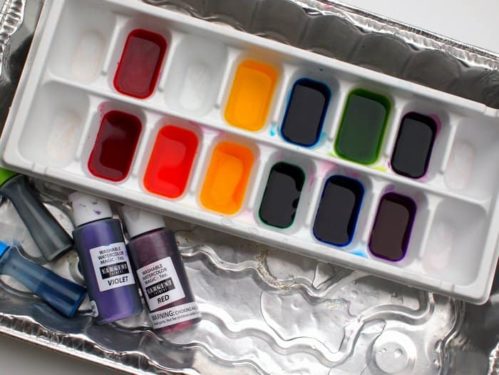 Food Coloring Art for Kids on the Cheap - DIY Candy