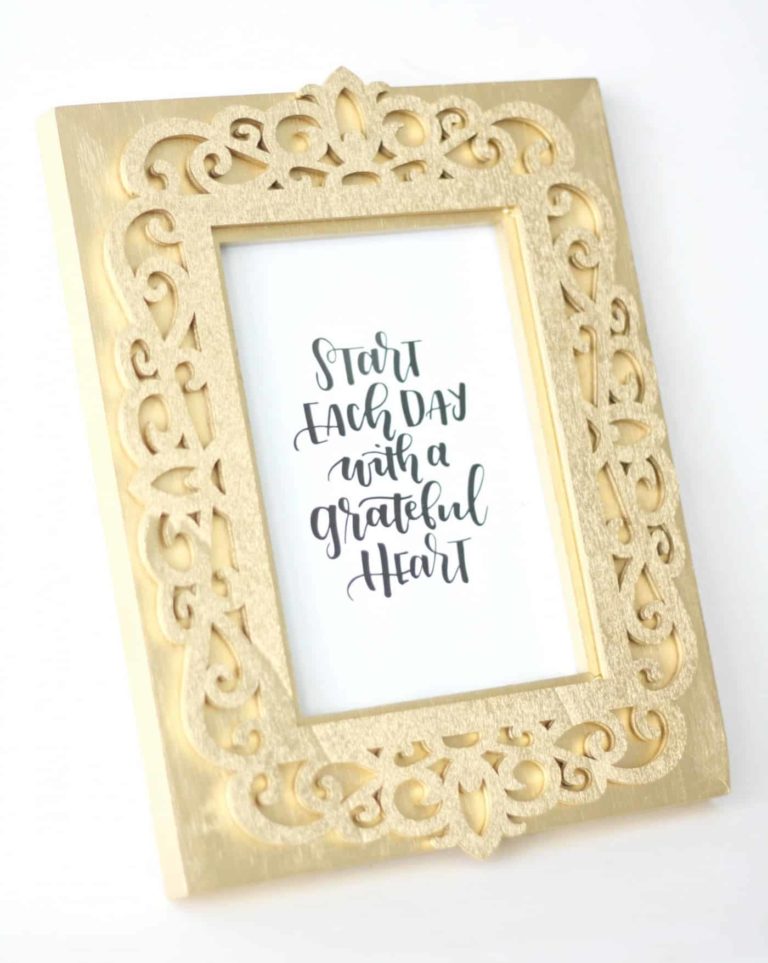 This DIY Gold Frame is 14-Karat Decor! - DIY Candy