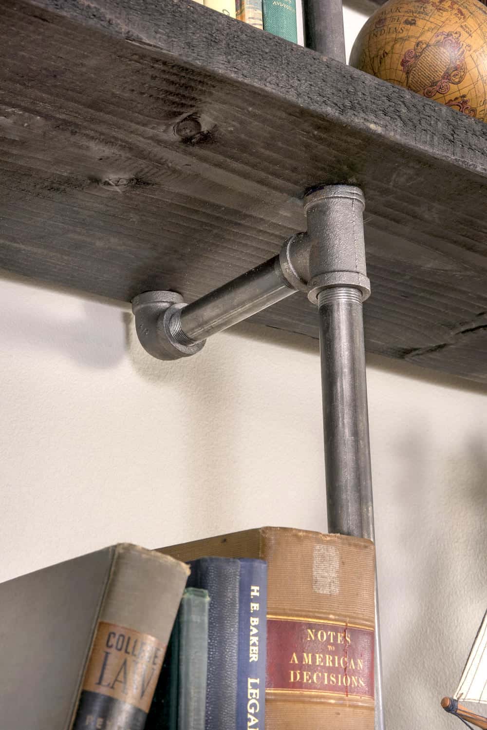 DIY Industrial Pipe Shelving On a Reasonable Budget - DIY Candy
