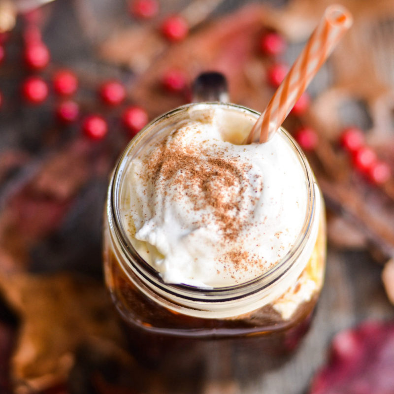 Pumpkin Pie Cocktail with Kahlua and Vodka - DIY Candy
