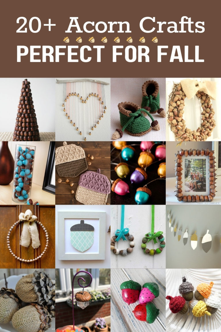 Fantastic Acorn Crafts Perfect for Fall - DIY Candy
