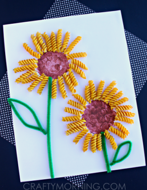Macaroni Art: 25+ Pasta Crafts Kids will Love! - DIY Candy