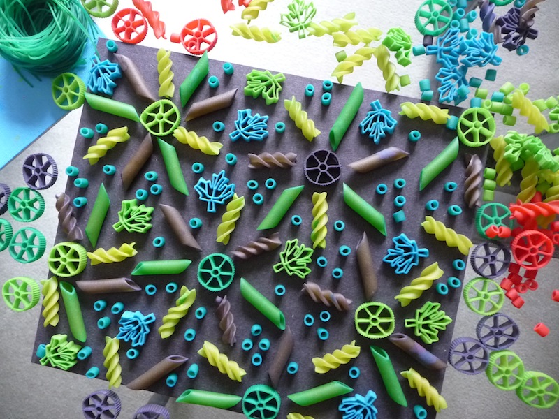 Macaroni Art: 25+ Pasta Crafts Kids will Love! - DIY Candy