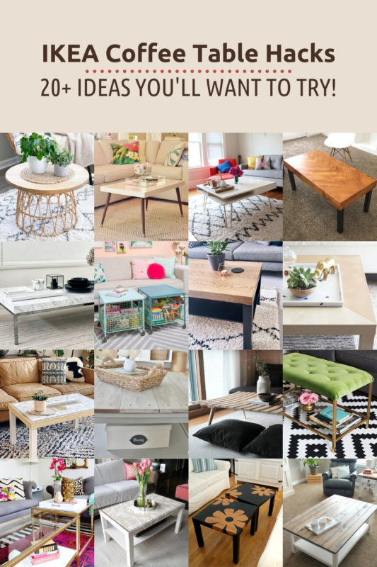 IKEA Coffee Table Hacks You'll Have to Try - DIY Candy