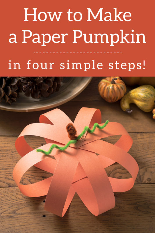 DIY Paper Pumpkins for a Fun Fall Kids' Craft - DIY Candy