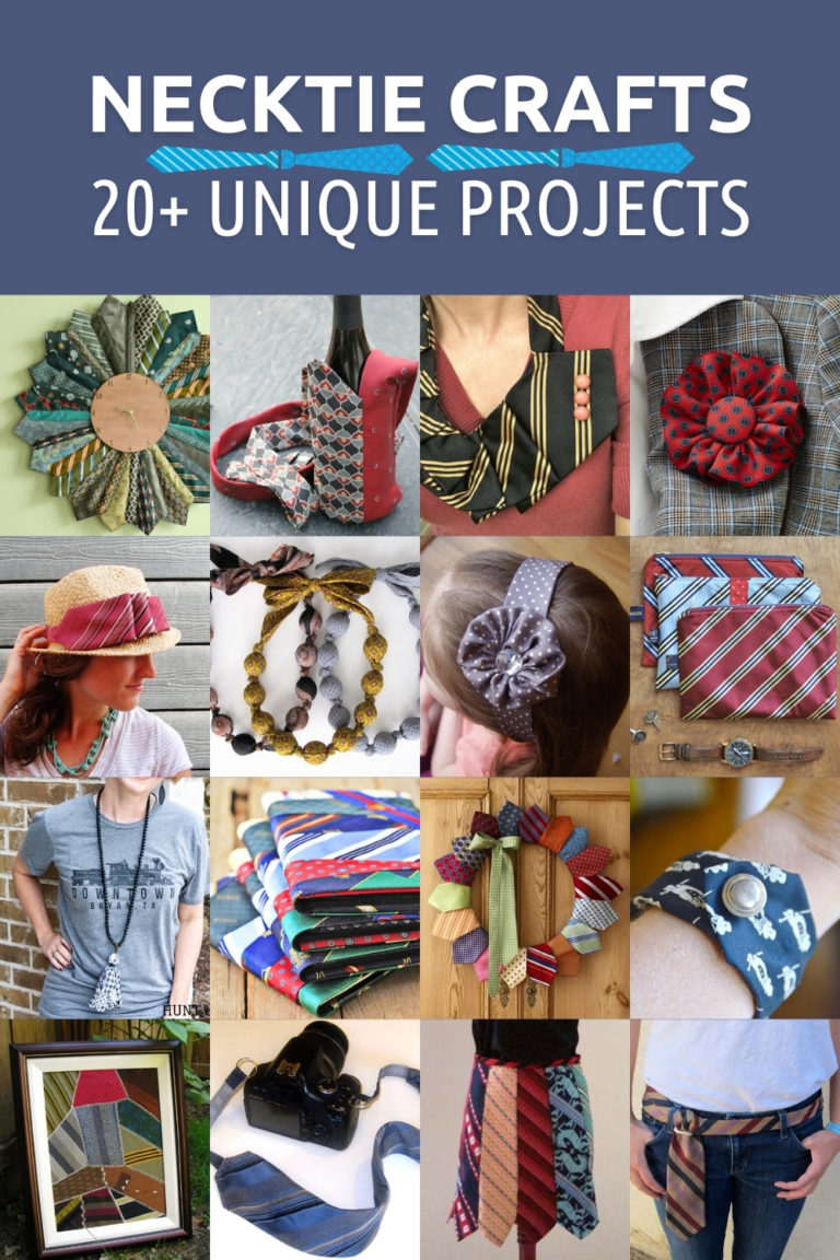 Necktie Crafts: 20+ Unique Projects You'll Want to Try - DIY Candy