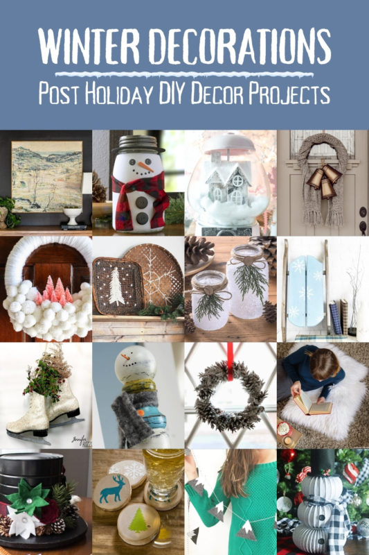 DIY Winter Decorations Perfect for Post-Holiday - DIY Candy