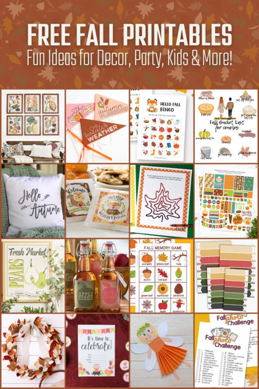 Free Fall Printables – Freebies that Make Life Easier and More Beautif ...