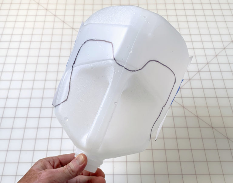 Milk Jug Skeleton for Halloween Decor - DIY Candy