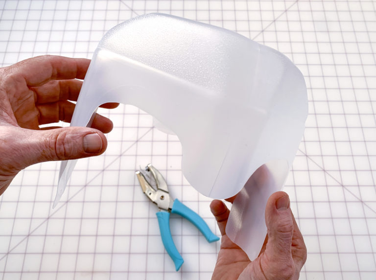 Milk Jug Skeleton for Halloween Decor - DIY Candy