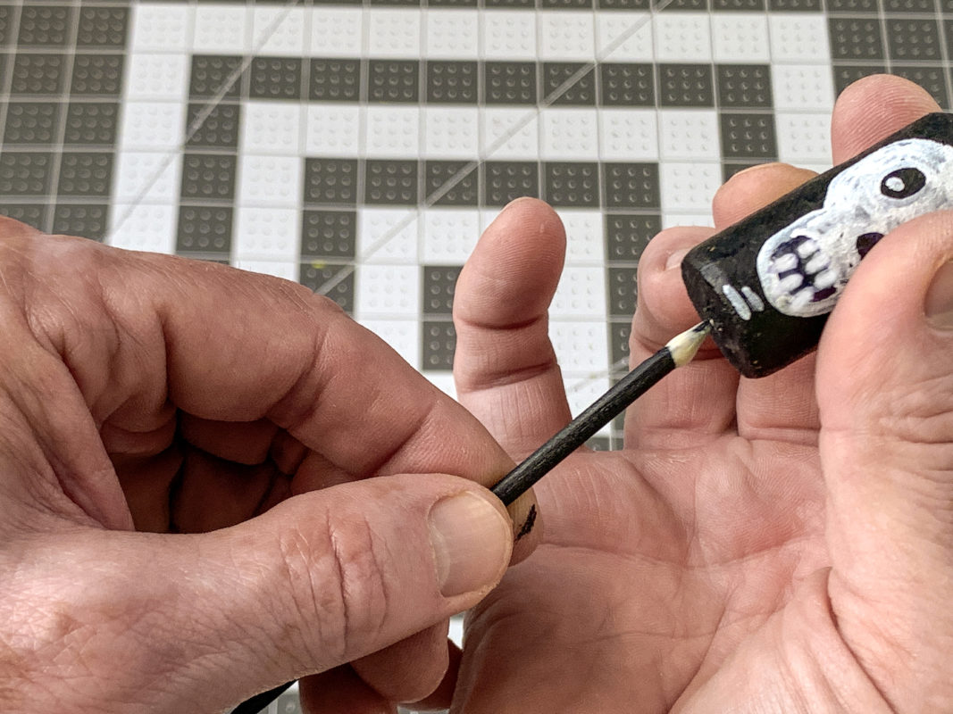 Wine Cork Skeleton for Halloween Decorating - DIY Candy