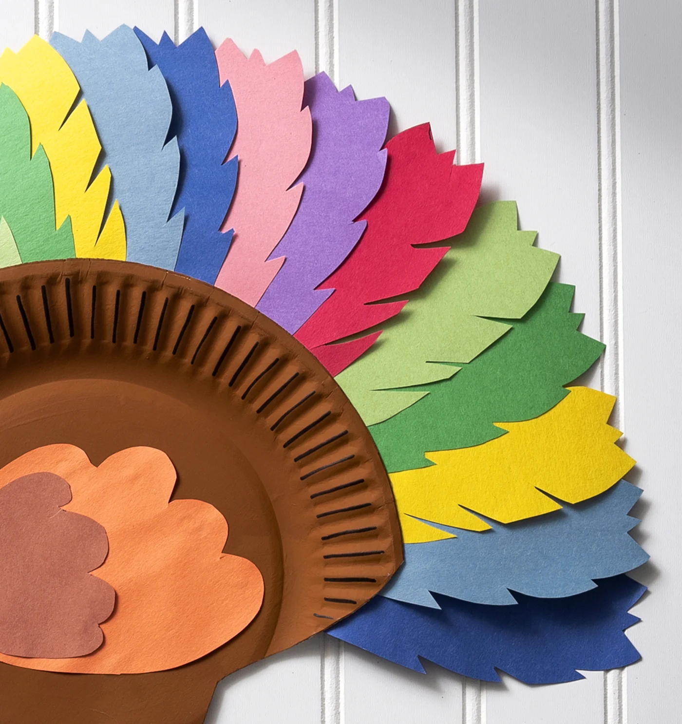 Paper Plate Turkey for a Fun Kids' Thanksgiving - DIY Candy