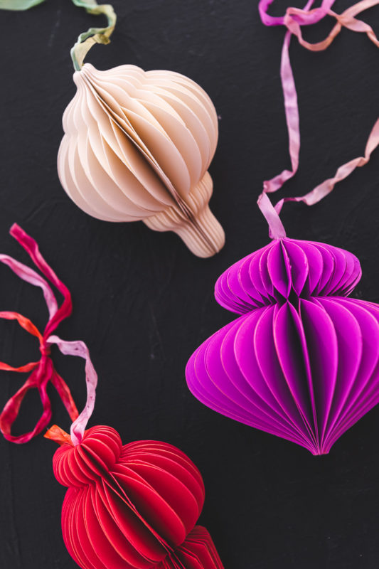 Paper Christmas Decorations for a Holiday Home - DIY Candy