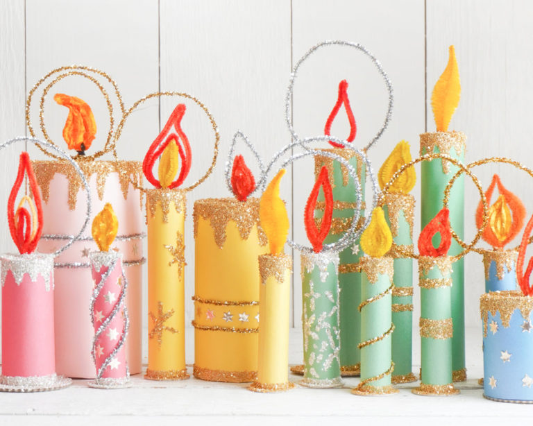Paper Christmas Decorations for a Holiday Home - DIY Candy