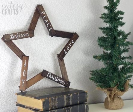 Star Christmas Crafts for Kids and Adults - DIY Candy