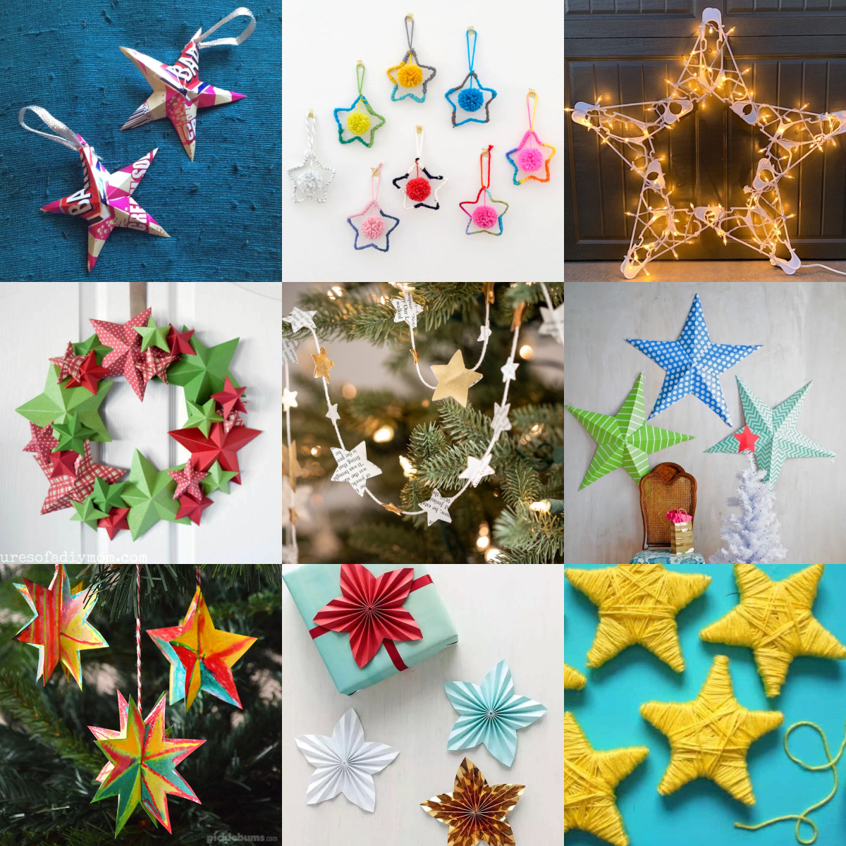 Star Christmas Crafts for Kids and Adults - DIY Candy