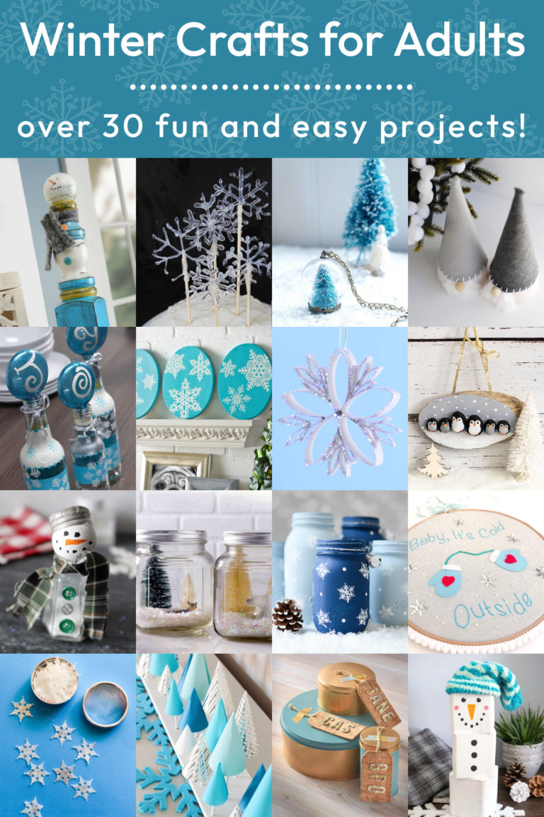 30+ Easy Winter Crafts for Adults - DIY Candy