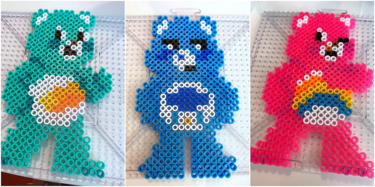 Care Bear Perler Beads (20+ Free Patterns!) - DIY Candy