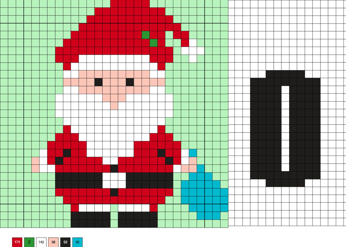 Santa Perler Beads (Free Christmas Patterns!) - DIY Candy