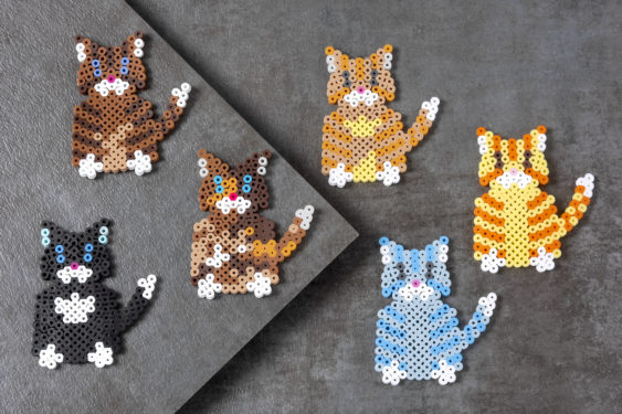 Cat Perler Beads (Over 50 Free Patterns!) - DIY Candy