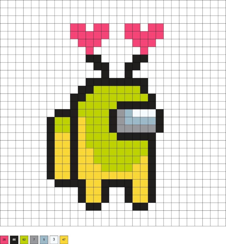 Among Us Perler Beads (14 Free Patterns!) - DIY Candy