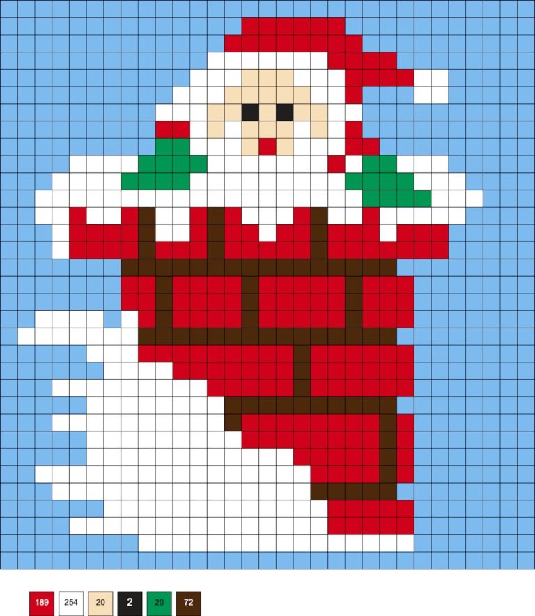 Santa Perler Beads (Free Christmas Patterns!) - DIY Candy