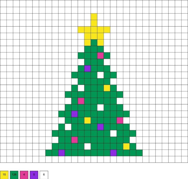 Christmas Tree Perler Beads (20+ Free Patterns!) - DIY Candy