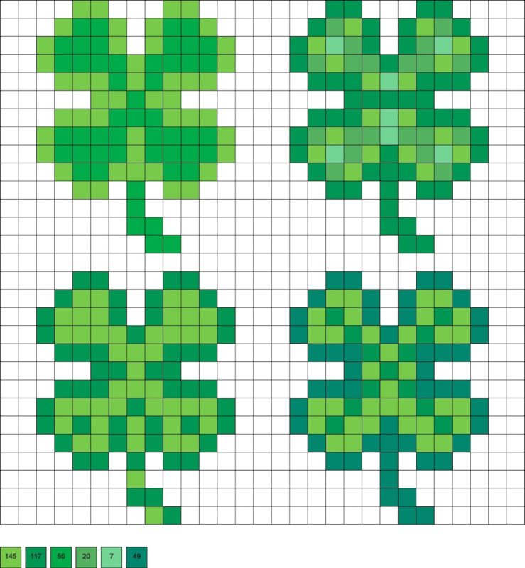 St. Patrick's Day Perler Beads (50+ Patterns!) - DIY Candy