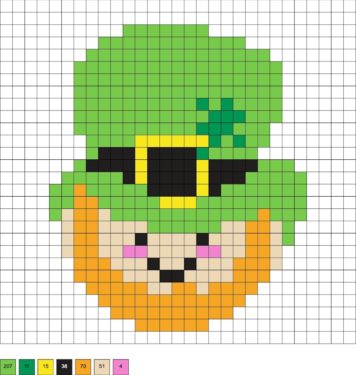 St. Patrick’s Day Perler Beads (50+ Patterns!) – Kat Mango