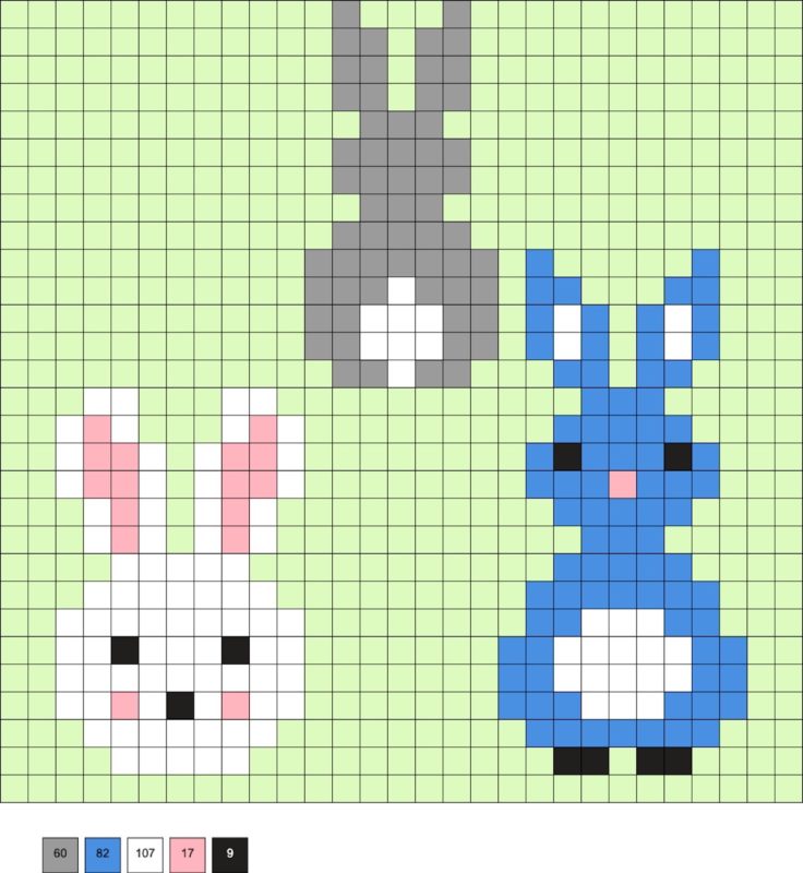 Easter Perler Beads (50+ Free Patterns!) - Artshow24
