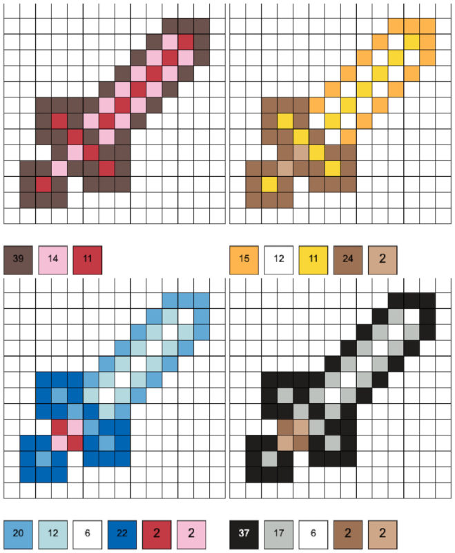 Minecraft Perler Beads (40+ Patterns!) - DIY Candy