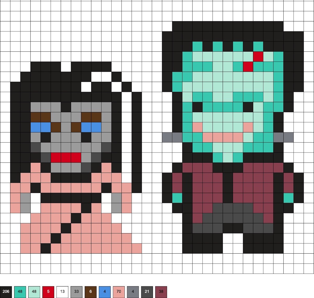Halloween Perler Beads (50+ Free Patterns!) - Artshow24