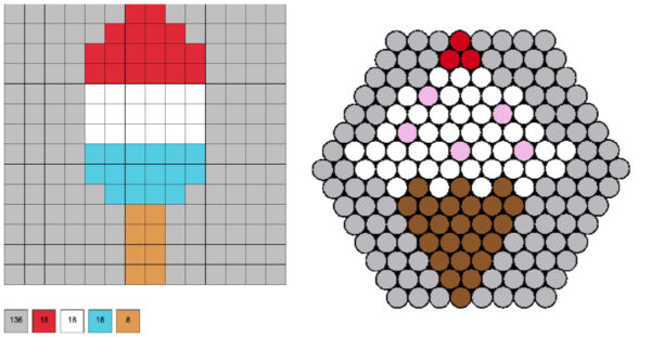 50+ Summer Perler Bead Ideas for Kids - DIY Candy