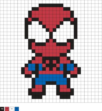 Spider Man Perler Beads (10+ Free Patterns) - DIY Candy