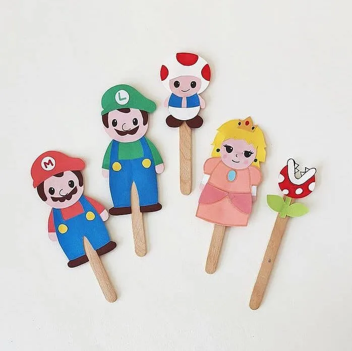 Super Mario Crafts for Kids and Adults - DIY Candy