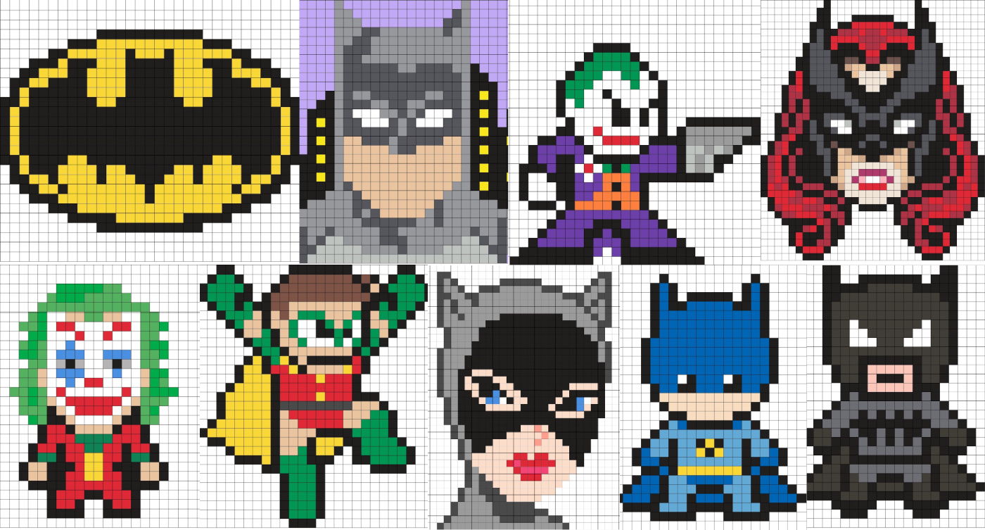 Batman Perler Beads (50+ Free Patterns!) - DIY Candy