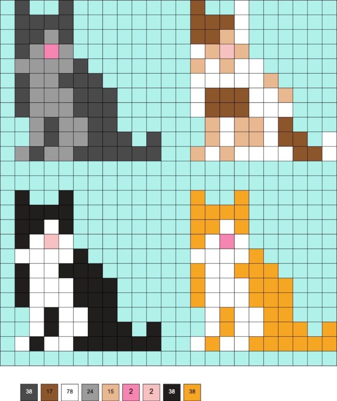 Animal Perler Beads (60+ Free Patterns!) - DIY Candy