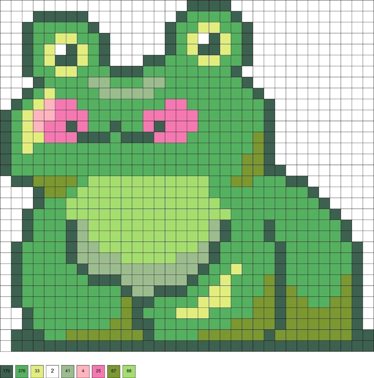 Frog Perler Beads (35+ Free Patterns!) - beadsideas.com