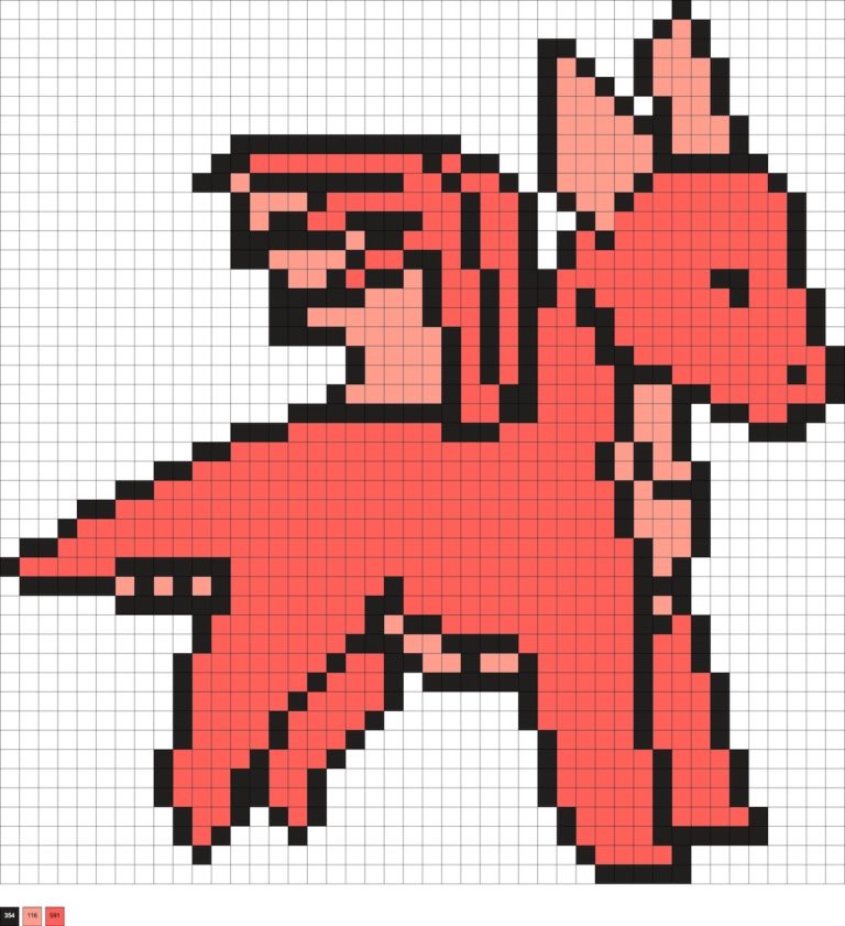 Dragon Perler Beads (20 Free Patterns!) - Artshow24