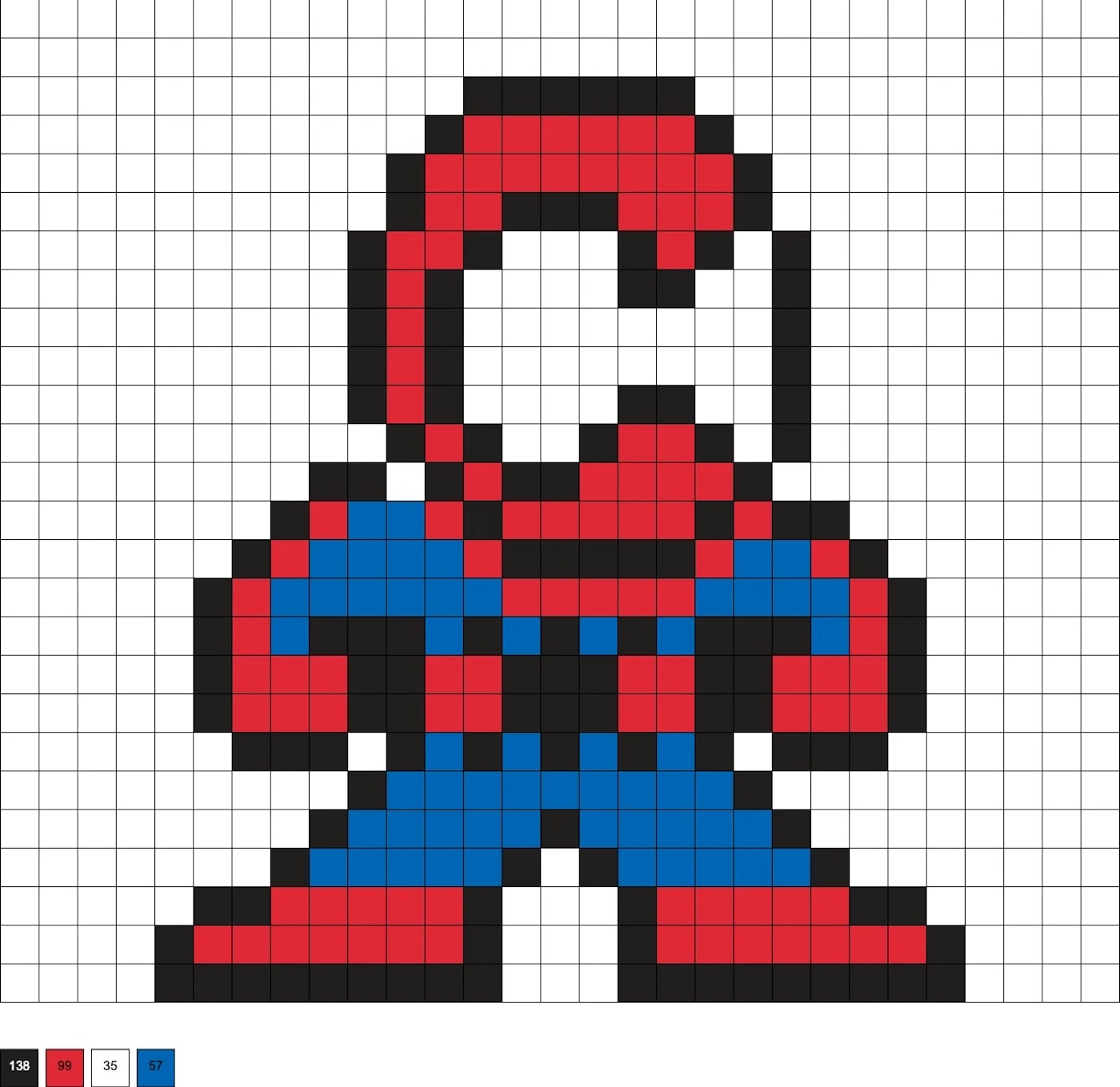 Spider Man Perler Beads (10+ Free Patterns) - DIY Candy