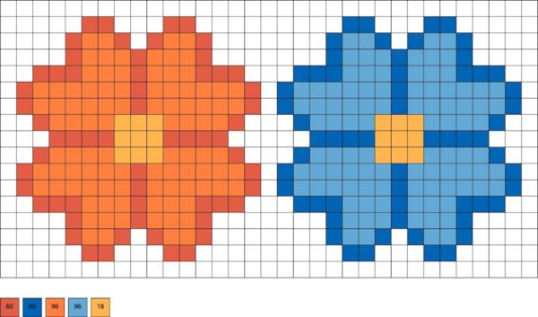Flower Perler Beads (35+ Free Patterns!) - DIY Candy
