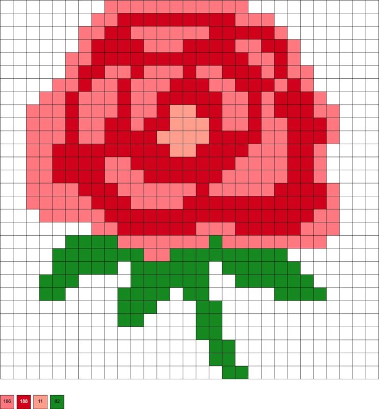Flower Perler Beads (35+ Free Patterns!) - Artshow24