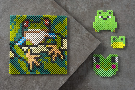 Frog Perler Beads (35+ Free Patterns!) - DIY Candy