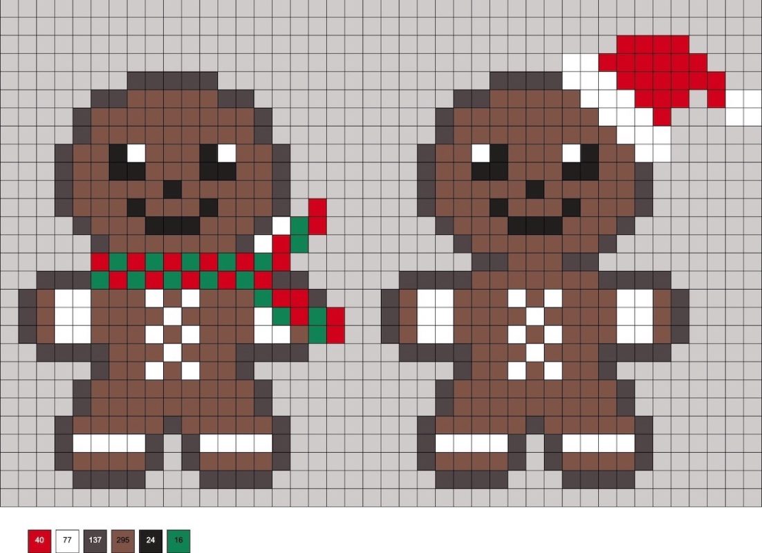 Christmas Perler Beads (75+ Free Patterns!) - DIY Candy