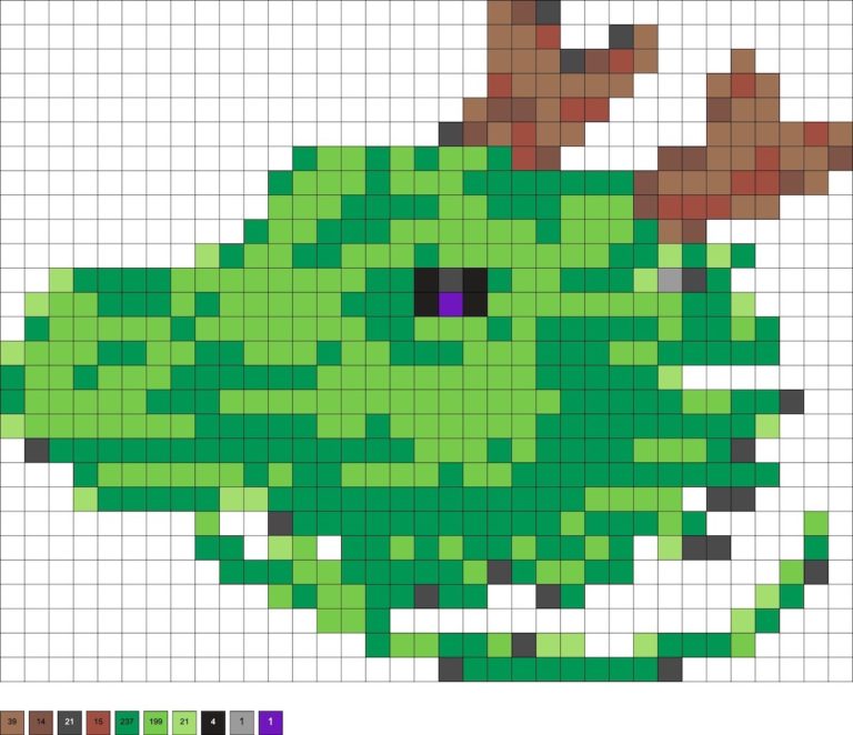 Dragon Perler Beads (20 Free Patterns!) - Artshow24