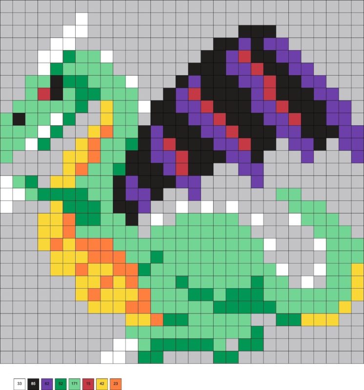 Dragon Perler Beads (20 Free Patterns!) - Artshow24