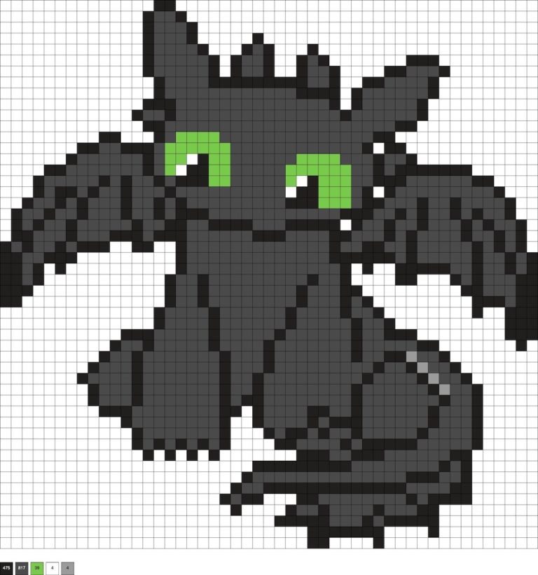 Dragon Perler Beads (20 Free Patterns!) - Artshow24