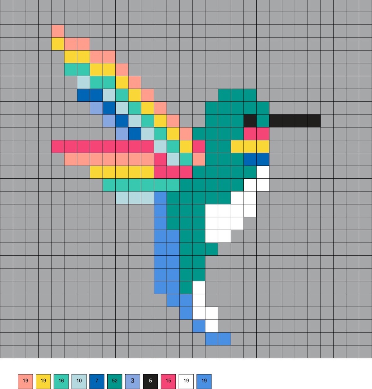 Fowl Perler Beads (40+ Free Patterns!) - Artshow24