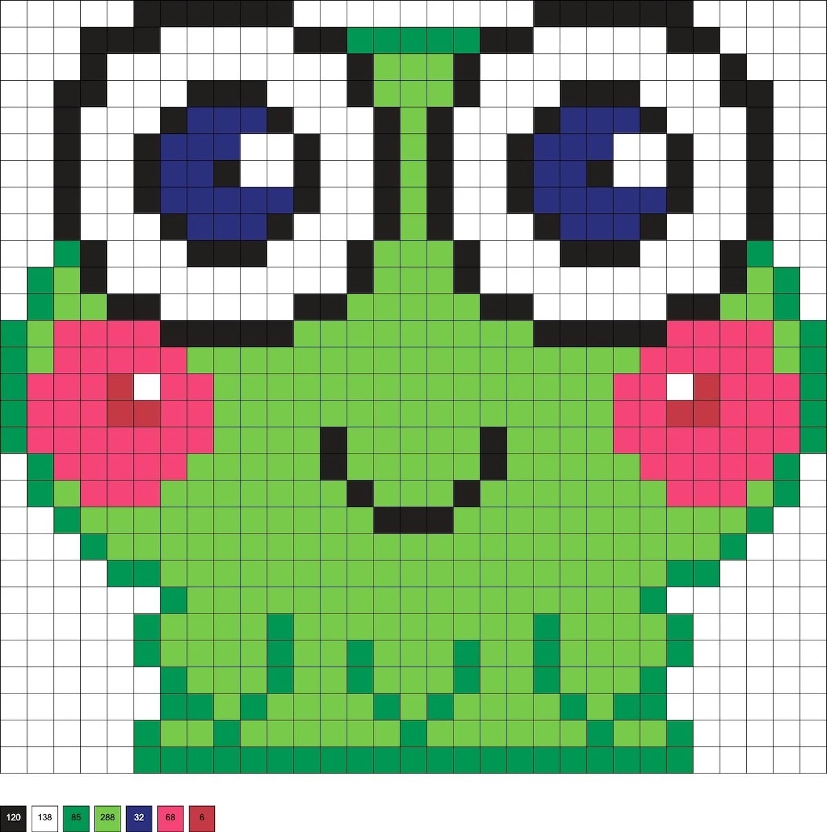 Frog Perler Beads (35+ Free Patterns!) - beadsideas.com